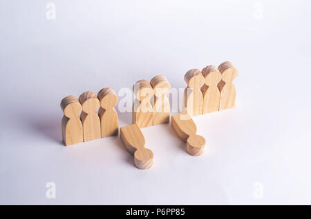 Broken teamwork grunge concept Stock Photo - Alamy