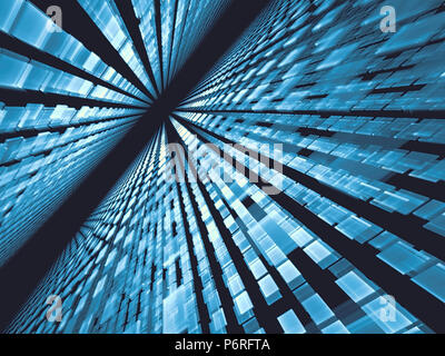Abstract technology background with perspective - digitally gene Stock ...