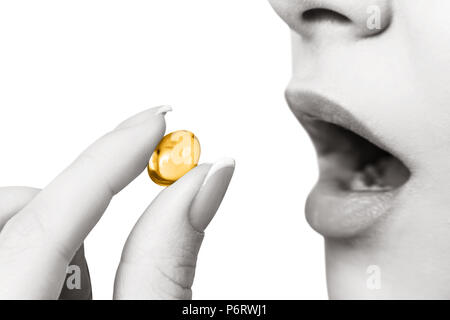 A closeup shot of a female taking a therapy bath in a jacuzzi wearing a ...