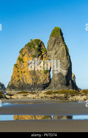 Rock formations at Point of Arches, Shi Shi Beach, Olympic National ...