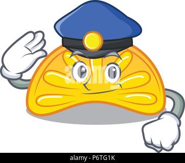 Detective orange jelly gummy candy cute cartoon character holding ...