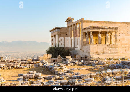 Acropolis of Athens temple in Athens in Greece Stock Photo - Alamy