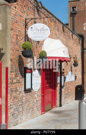 The Positano Italian restaurant in an Elizabethan building in Guildford ...