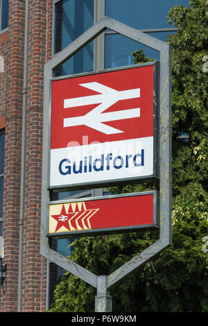 Guildford train station, Surrey, England, UK Stock Photo - Alamy