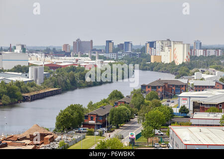 Trafford Park industrial estate, Trafford, Greater Manchester Stock ...