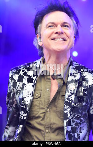 Wantagh, New York, USA. 29th June, 2018. STYX performs at the Jones ...