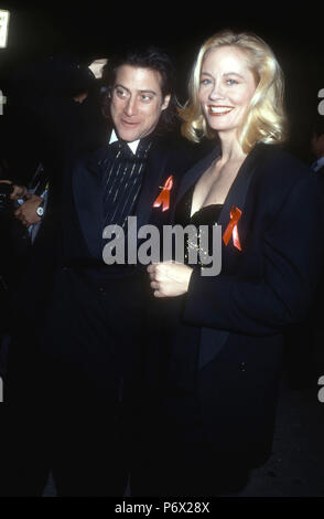 Hollywood, CA, USA; CYBILL SHEPHERD and husband BRUCE OPPENHEIM are ...