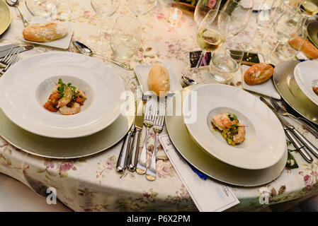 Main dish during an event or wedding Stock Photo - Alamy
