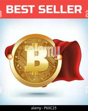 Super hero Bitcoin Gold character cartoon Stock Vector Image & Art - Alamy