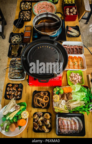 shabu food Korean style Stock Photo - Alamy
