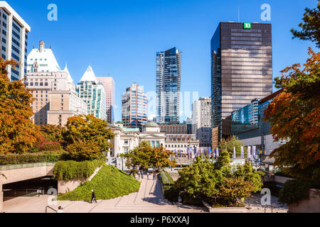 Robson Square in Vancouver, British Columbia, Canada Stock Photo - Alamy
