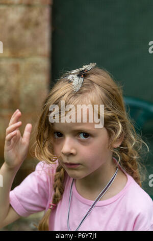 Portrait of caucasian cute in concern and shock, pointing index finger ...