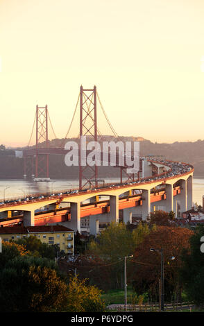 Bridge of 25th April in Lisbon, Portugal Stock Photo - Alamy