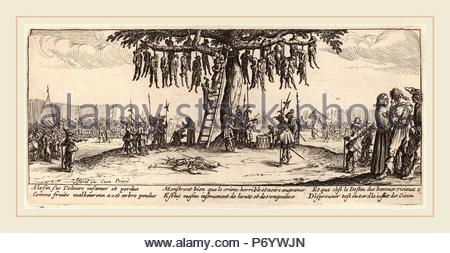 The Hanging by Jacques Callot Stock Photo: 54165750 - Alamy