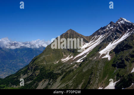 Panorama on Mount Emilius. Aosta Valley. Italian alps Stock Photo - Alamy