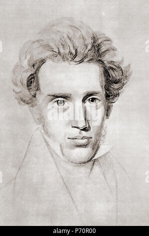 Soren Aabye Kierkegaard Stock Photo - Alamy