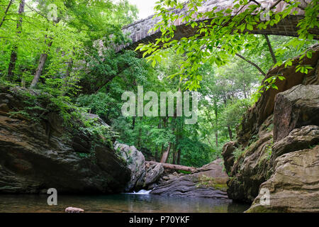 Devils Pool swimming hole and Cresheim Creek in Wissahickon Creek ...