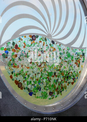 The coast and seafront at Hartlepool,England,UK with Steetley Pier in ...