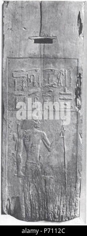 English: Relief of Hesy-Ra from his Mastaba, shown seated in front of ...