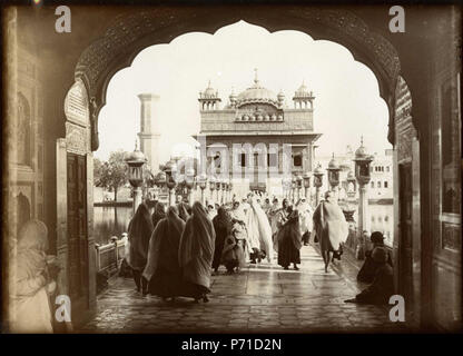 The Golden Temple, Amritsar, India. Photograph by Felice Beato, ca ...