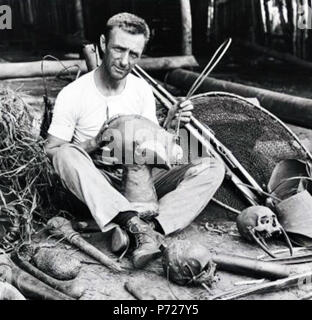 Allan Riverstone McCulloch surrounded by souvenirs Stock Photo - Alamy