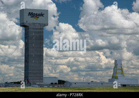 The North K3 headframe towers is the tallest structure in Saskatchewan ...