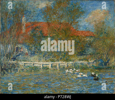 The Duck Pond 1873 by Pierre-Auguste Renoir Stock Photo - Alamy
