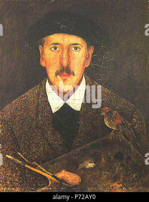 English: Self-portrait. Polski: Autoportret. 1907. Autoportret 1907 ...