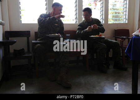 Philippine Air Force Brig. Gen. Antonio Ramon Lim, commander, 5th ...