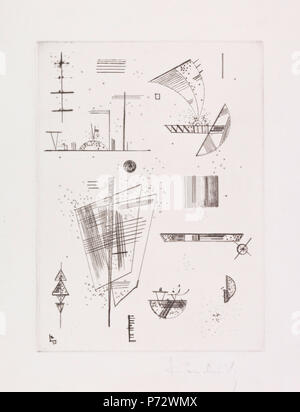 A non-figurative work by Wassily Kandinsky, utilizing bold color ...