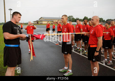 U.S. Army Warrant Officer School physical training session 29 June 2013 ...