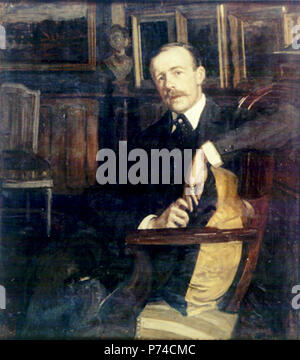 This 1903 portrait by Lucien Simon of Jacques-Émile Blanche captures ...