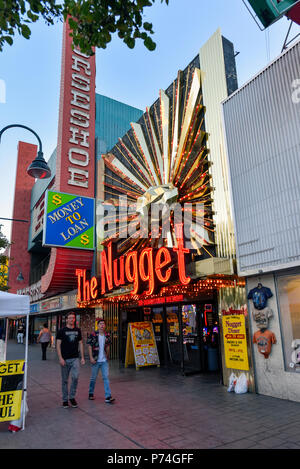 The Nugget casino, Downtown Reno, Nevada, United States Stock Photo - Alamy