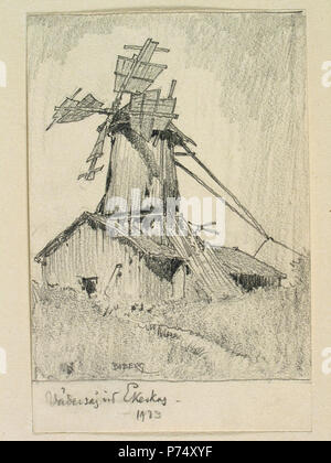 Drawing by Ferdinand Boberg. Västergötland, Vadsbro hd., Lyrestads sn ...