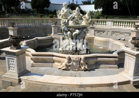 Villa Litta Borromeo Visconti fountain detail, Lainate, Milan, Lombardy ...