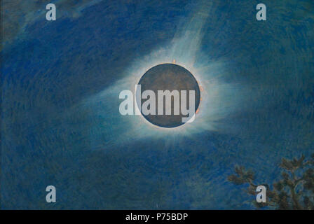 Solar Eclipse by Howard Russell Butler, 1925 Stock Photo - Alamy