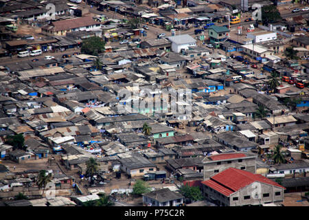 Aerial view of the city of Accra, Ghana Stock Photo - Alamy