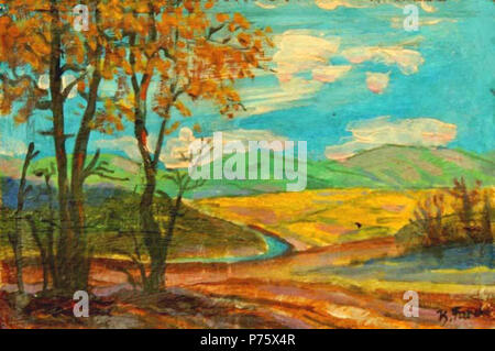 151 Karel Farský (1880 - 1927) - Hory nad jezerem Stock Photo - Alamy