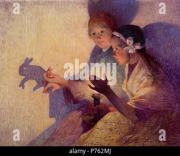Puigaudeau Ferdinand Du Chinese Schadows The Rabbit Stock Photo Alamy