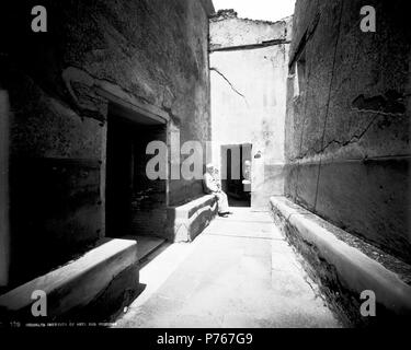 A view from the Baths of Stabiae in Pompeii, Italy, overlooking the ...