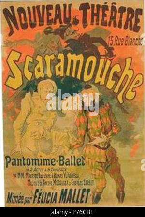 Scaramouche 1891 poster Stock Photo - Alamy