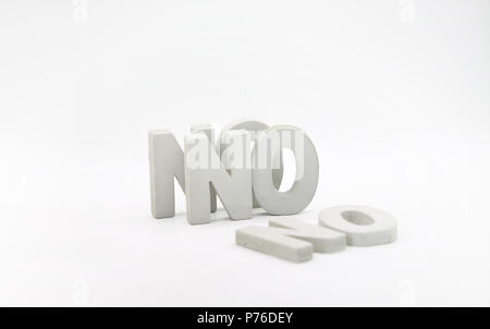 say no block Stock Photo - Alamy