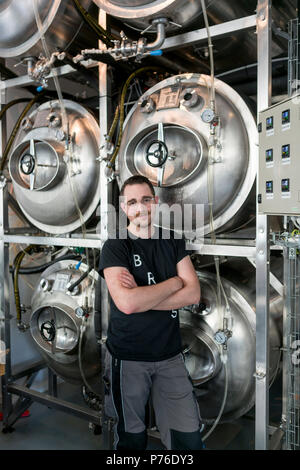 Brus Brewery restaurant, Copenhagen Stock Photo - Alamy