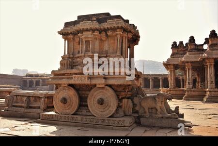 'Stone Chariot of Hampi' - One among the three famous Stone Chariots in ...