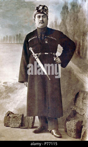 Mirza Mansur bey Mansurov in national costume Stock Photo - Alamy