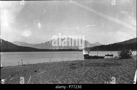 Photograph of Carcross beach in Yukon Territory, Canada, taken in 1898 ...
