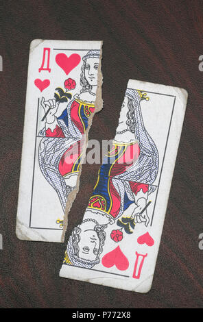 Torn Playing Card Stock Vector Art & Illustration, Vector Image ...