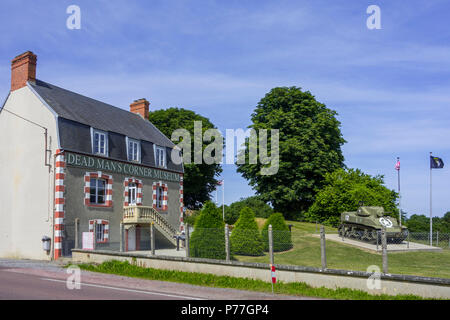 Dead Man's Corner Museum, Normandy, France Stock Photo - Alamy