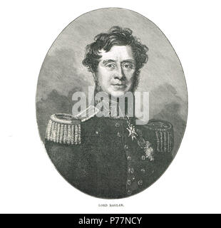 Field Marshal FitzRoy Somerset, 1st Baron Raglan, 1854, commander of ...