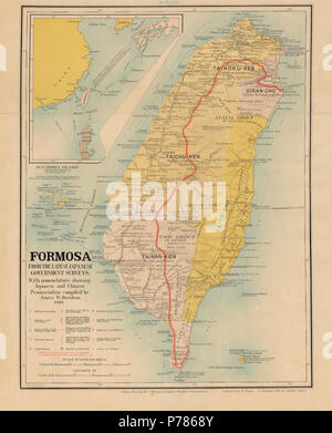 The Island Formosa and the Pescadores Stock Photo - Alamy